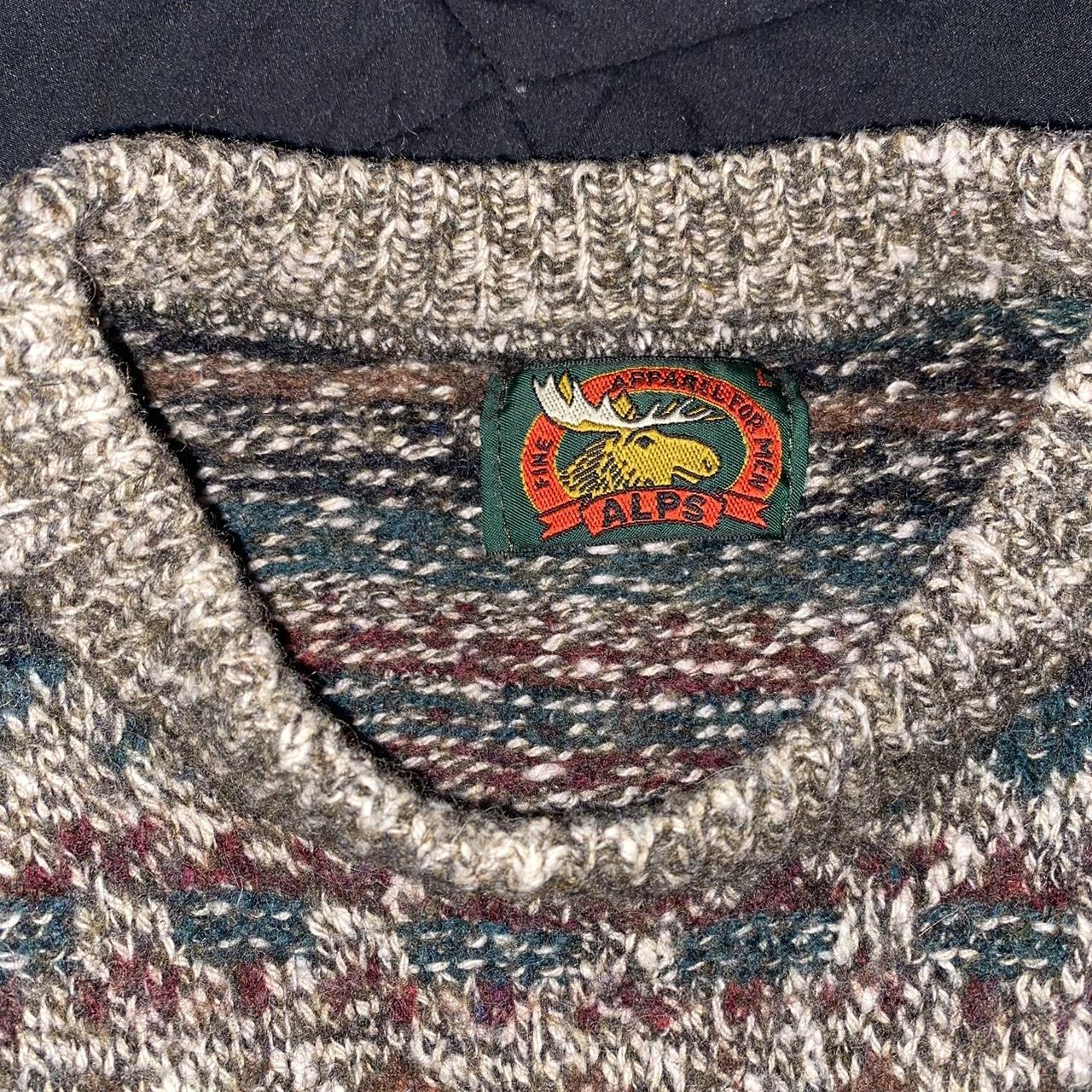 Vintage 90’s ALPS Sweater. Size large but fits like... - Depop