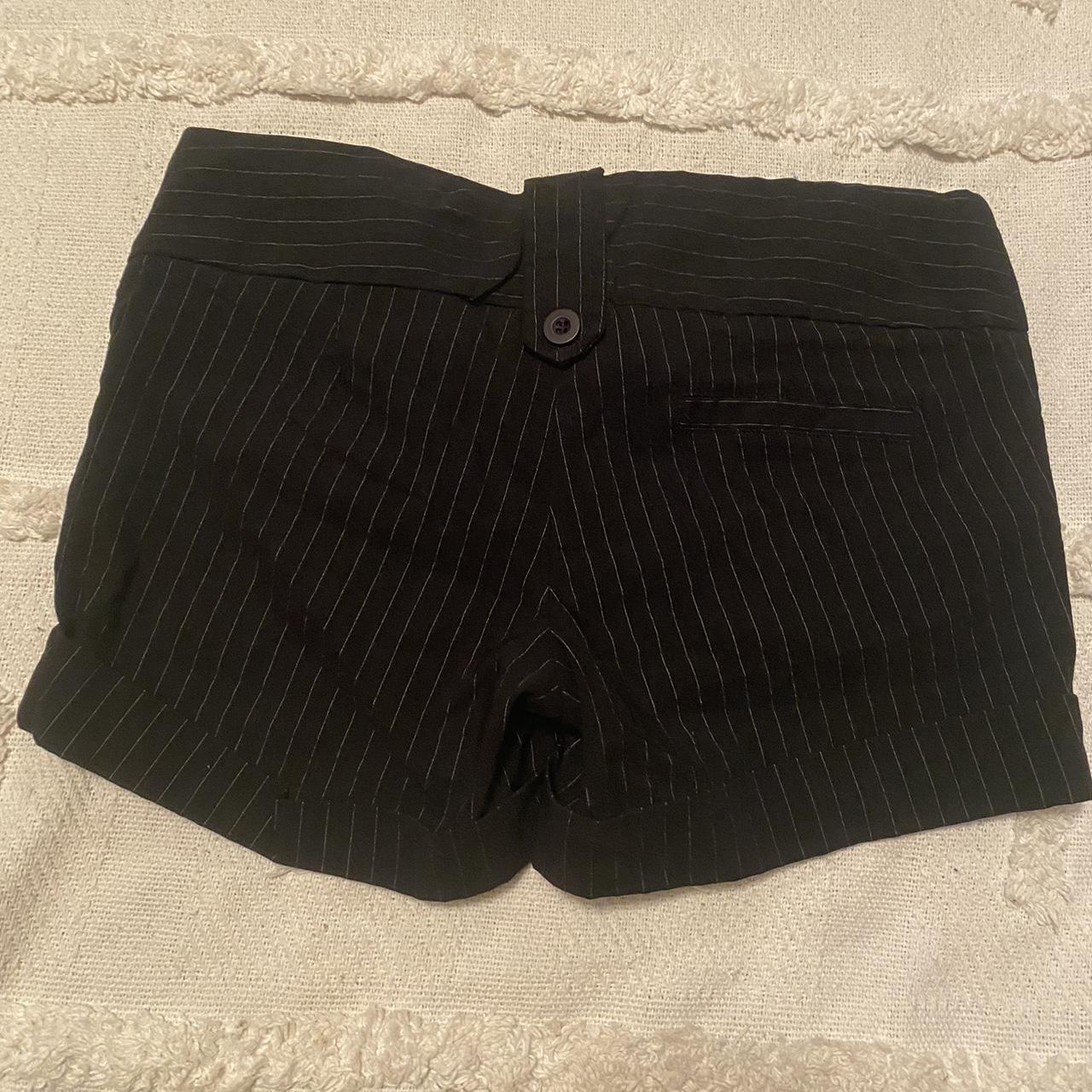 Low rise tailored shirts -perfect mini shorts from... - Depop