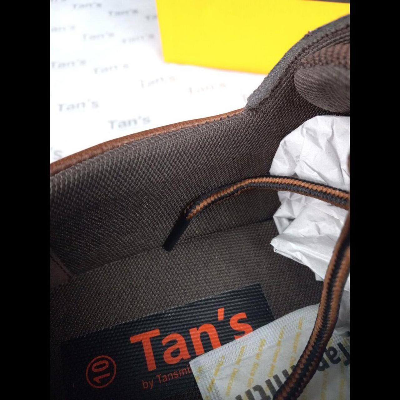 Tansmith Men Leather Dakota Brown Mesh Lined Heel... - Depop