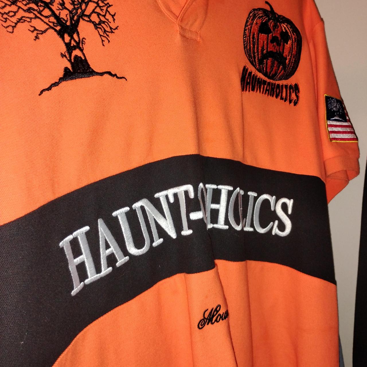 Orange Hauntaholics Medium Polo Haunted Mound... | Depop