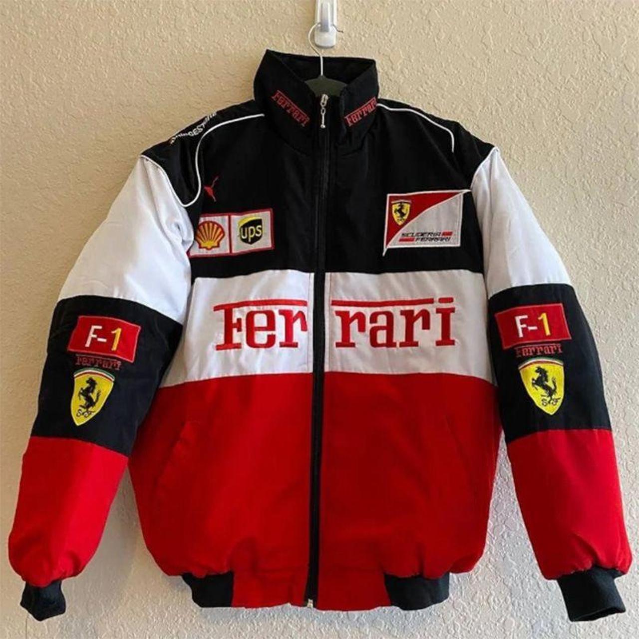 Embroidered Style F1 Nascar Racing Jacket, Varsity... - Depop