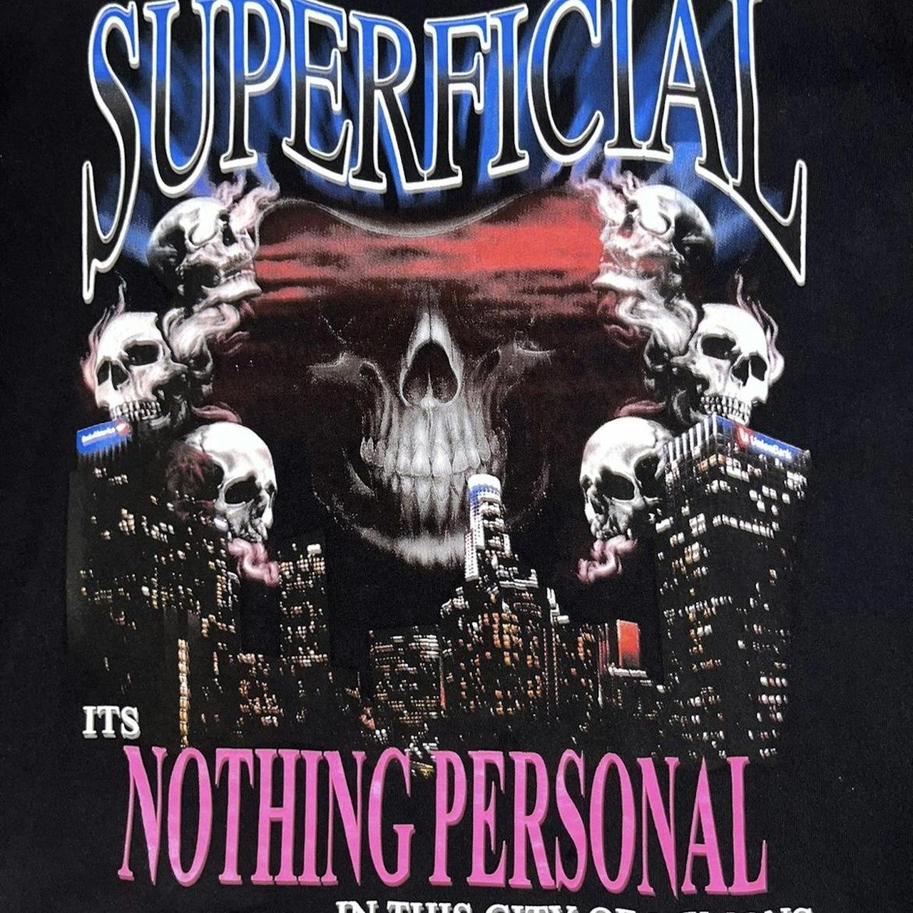 Superficial x nothing personal Designed by Blazzy... - Depop