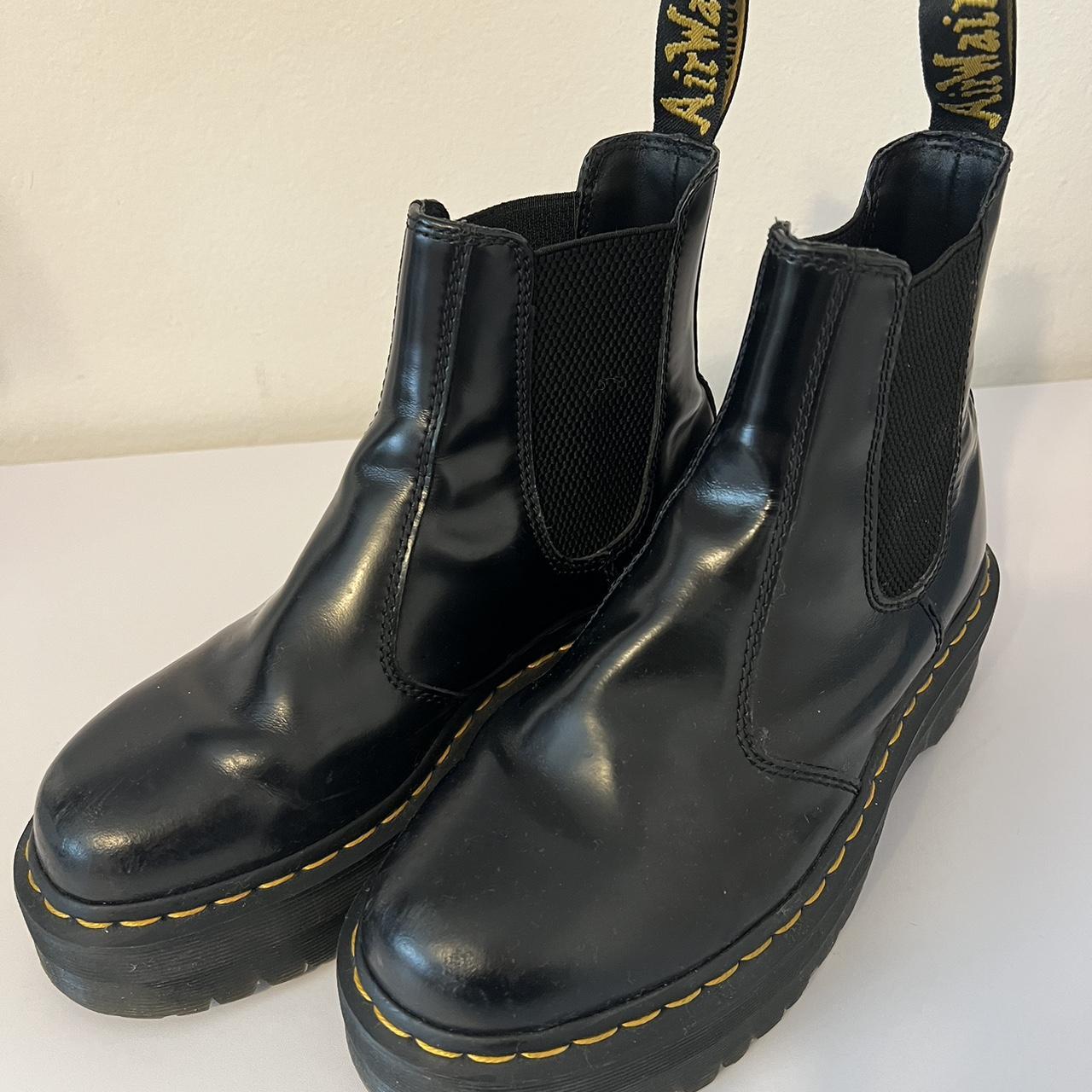 Doc Martens platform Chelsea Boots in great condition - Depop