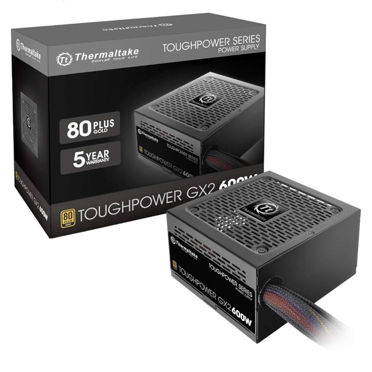 Thermaltake Toughpower GX 600W Black Power Supply... | Depop