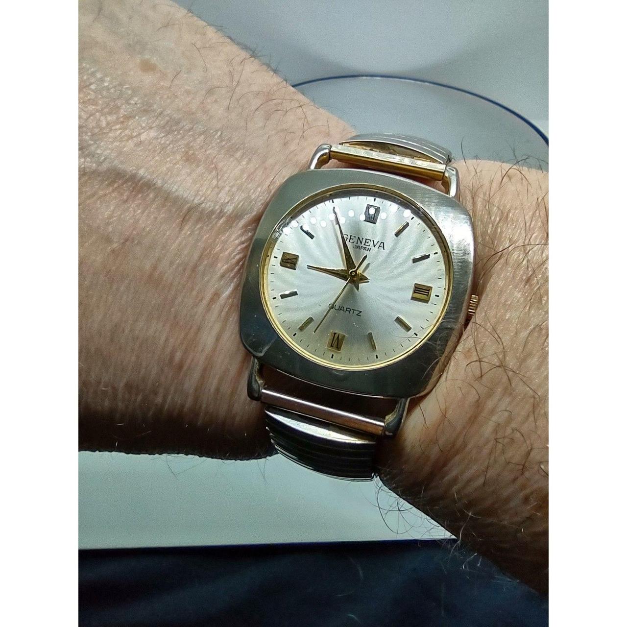 Geneva Japan Vintage Quartz Watch. This watch is... - Depop