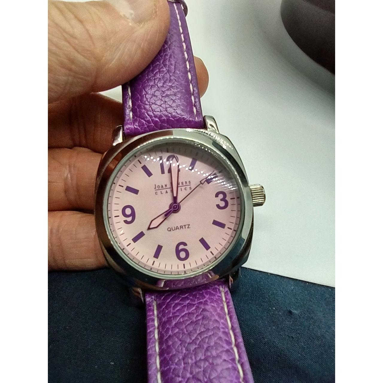 Joan Rivers Classics Purple Watch. This watch is... | Depop