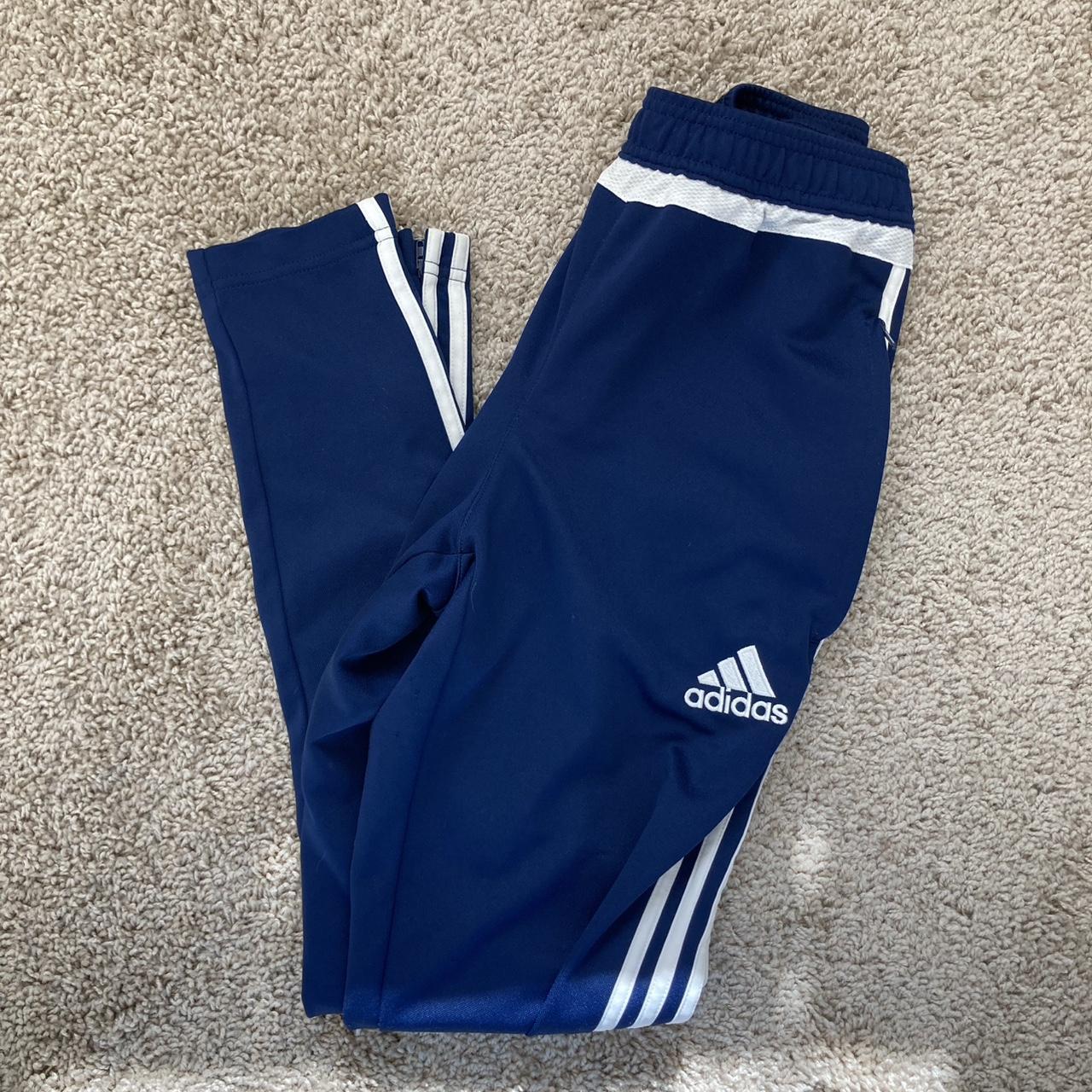 Navy blue Adidas sweats -Size: Small -Rarely worn... | Depop