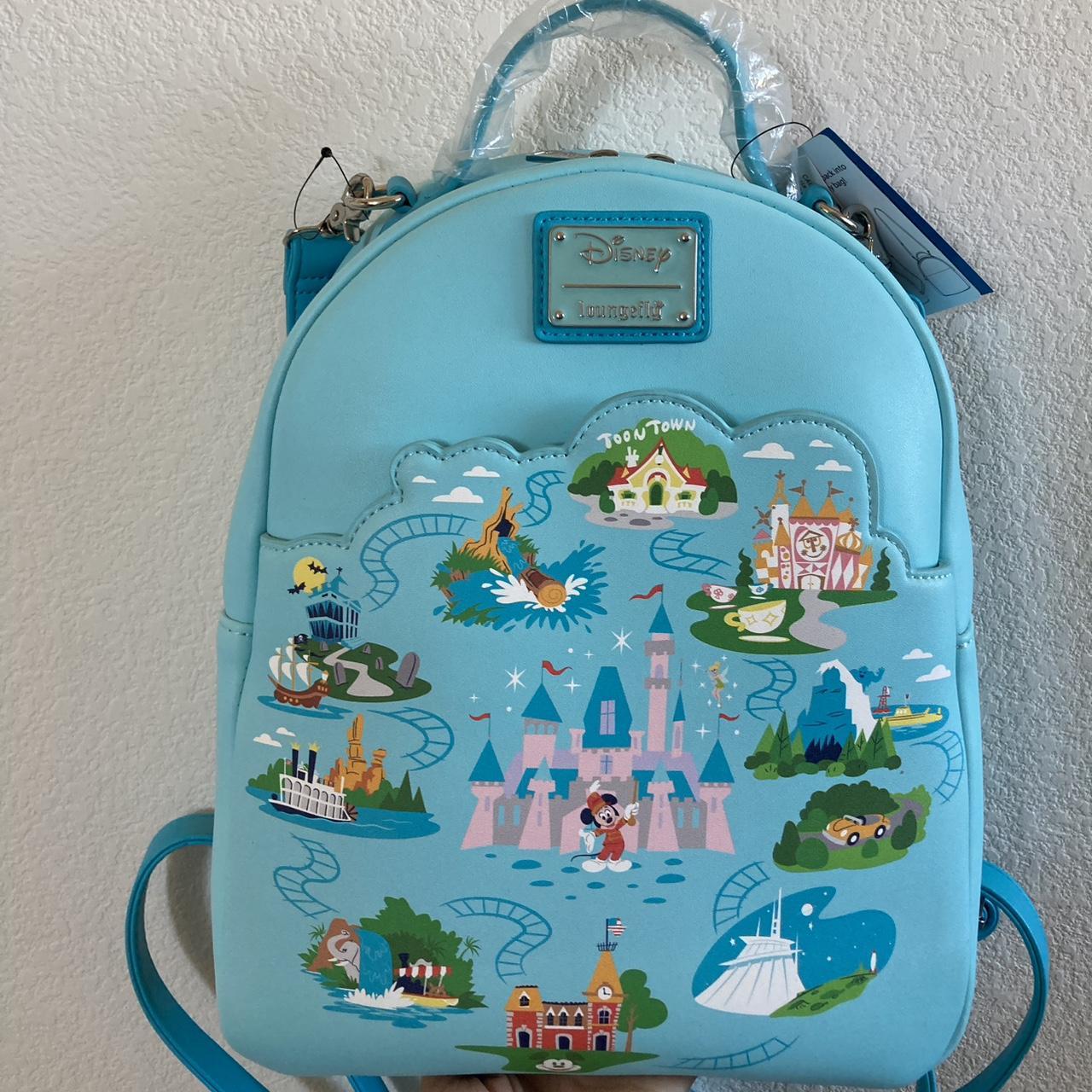 BRAND NEW blue and white Loungefly Vintage Disney... | Depop