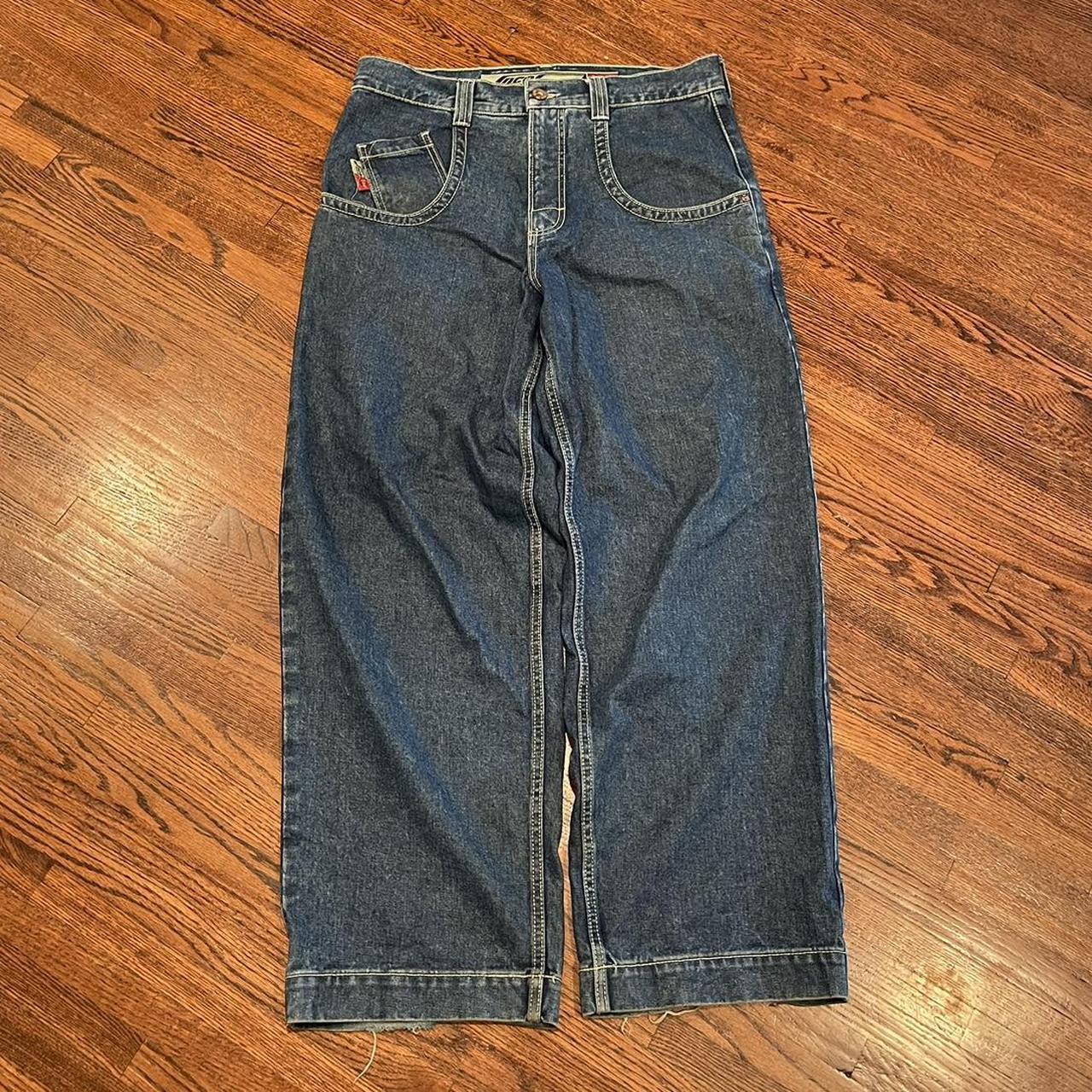 Blue Jnco lowdowns Super baggy fit 34” waist Minor... - Depop