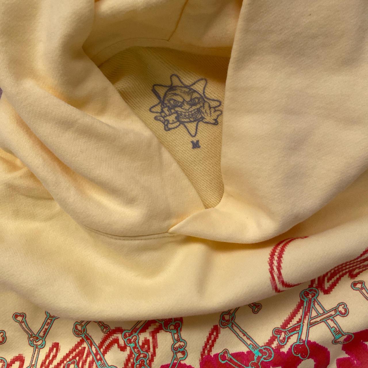 yellow praiseche sayso says hoodie looking to trade... - Depop