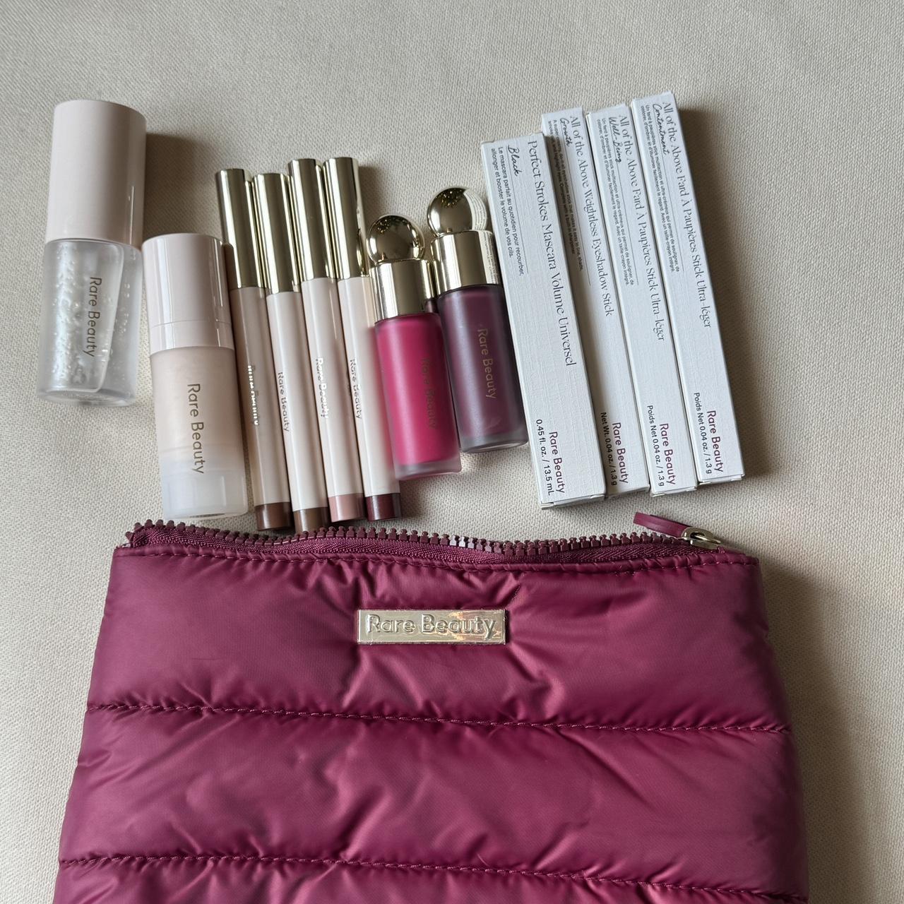 Unused Rare Beauty makeup + bag #makeup... - Depop