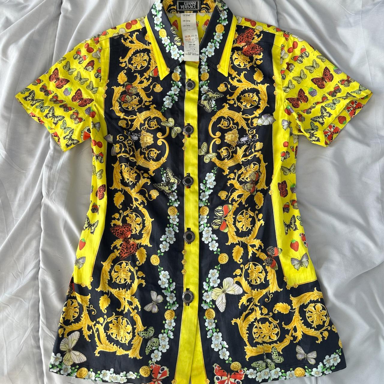 Versace Spring / Summer 1995 Runway Polo Iconic... - Depop