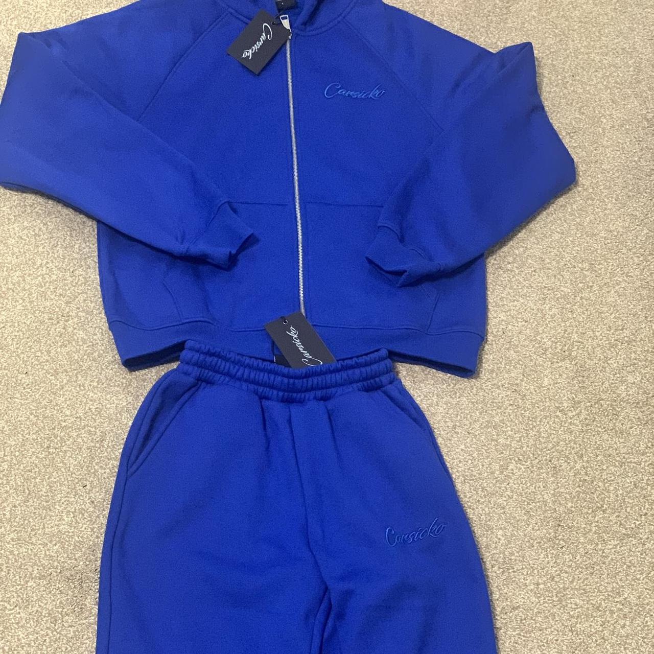 CARSICKO Full Small Royal Blue Tracksuit Perfect... - Depop