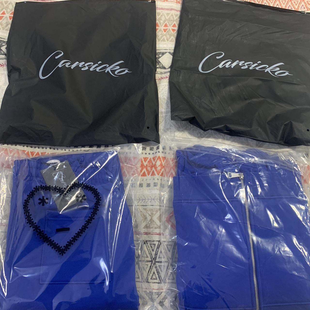 CARSICKO Full Small Royal Blue Tracksuit Perfect... - Depop