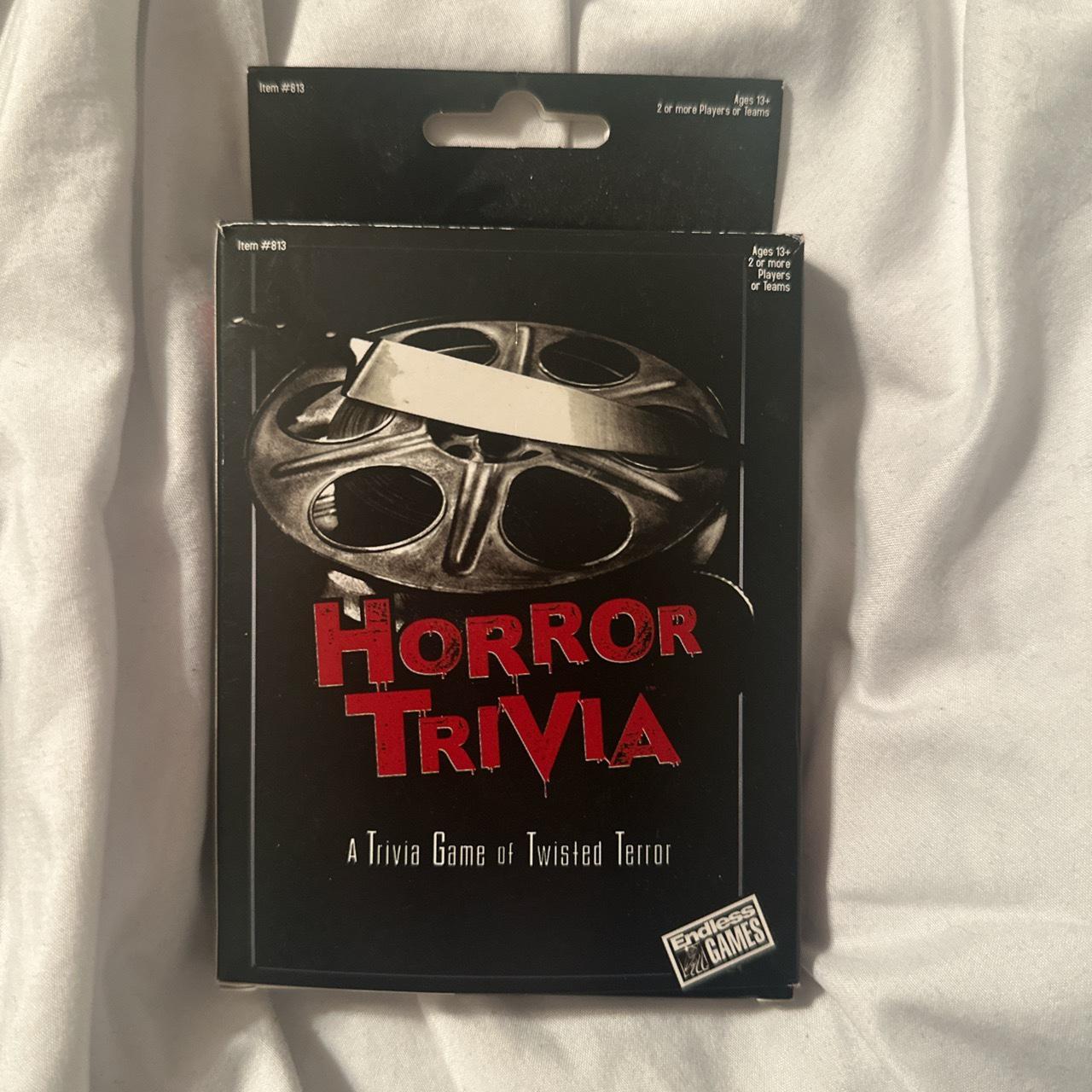 Goliath Horror Movie Trivia Card Game -... - Depop
