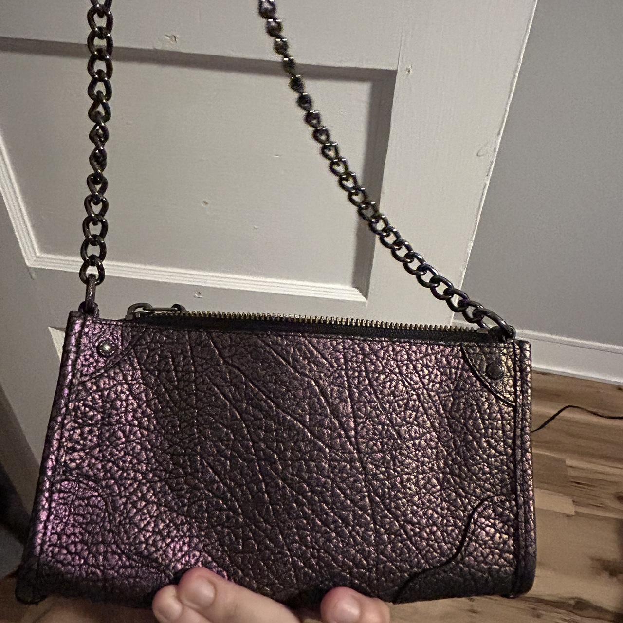 Gorgeous rare find. Mermaid metallic leather coach... - Depop