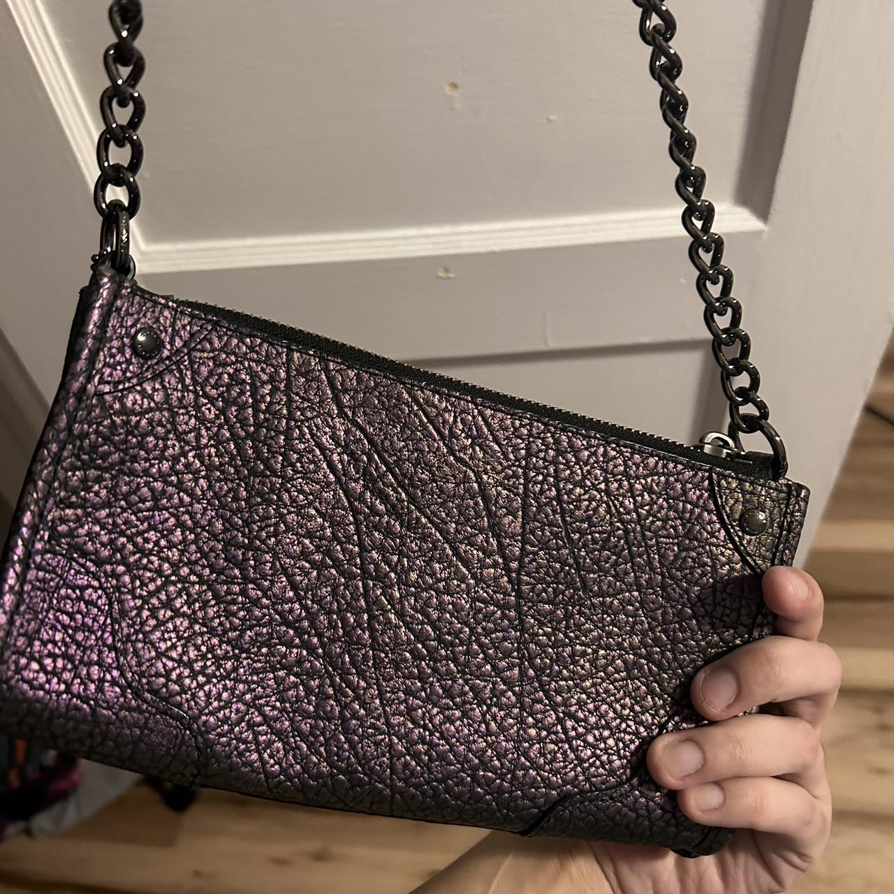 Gorgeous rare find. Mermaid metallic leather coach... - Depop