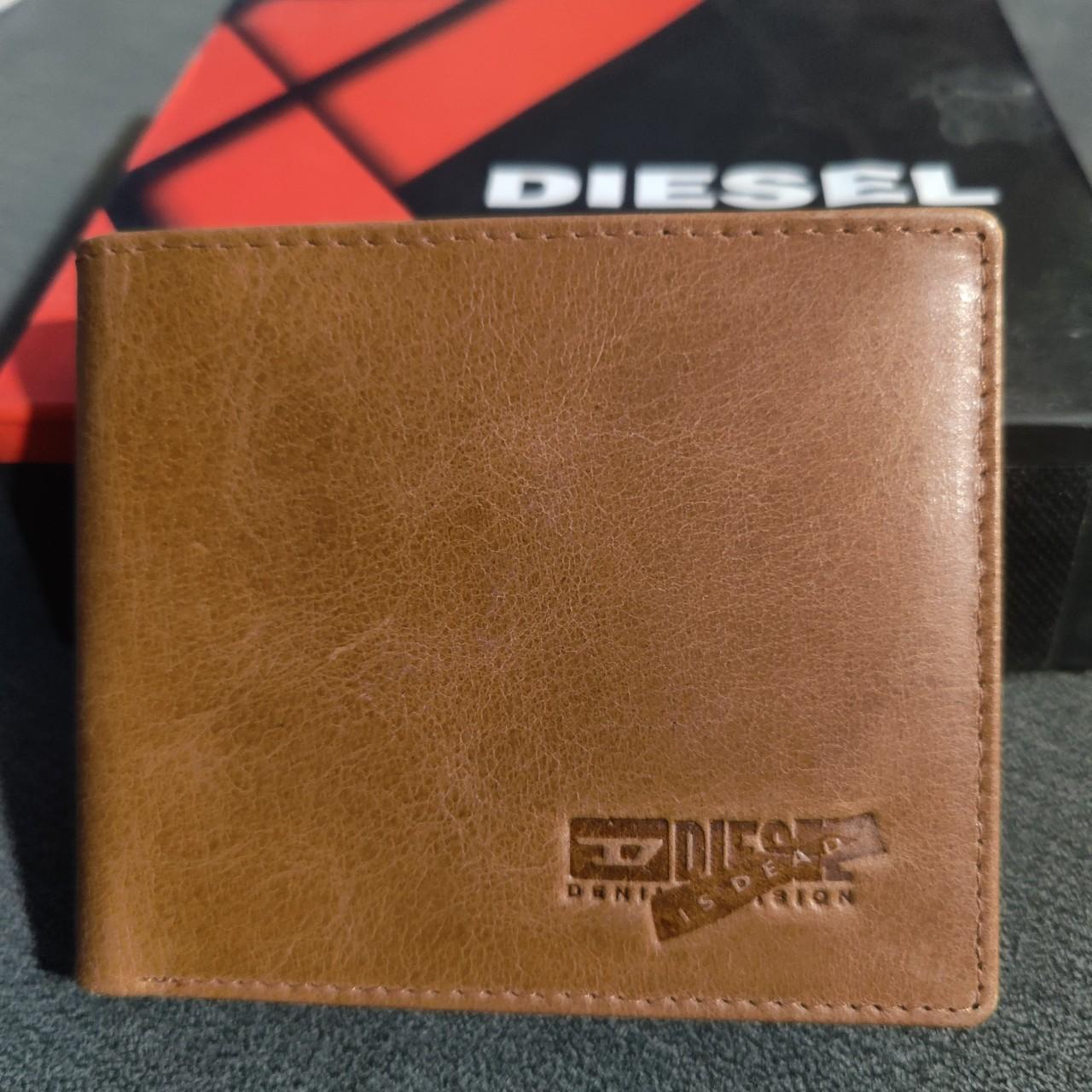 Diesel Men's Tan Leather Wallet Made in india with... - Depop