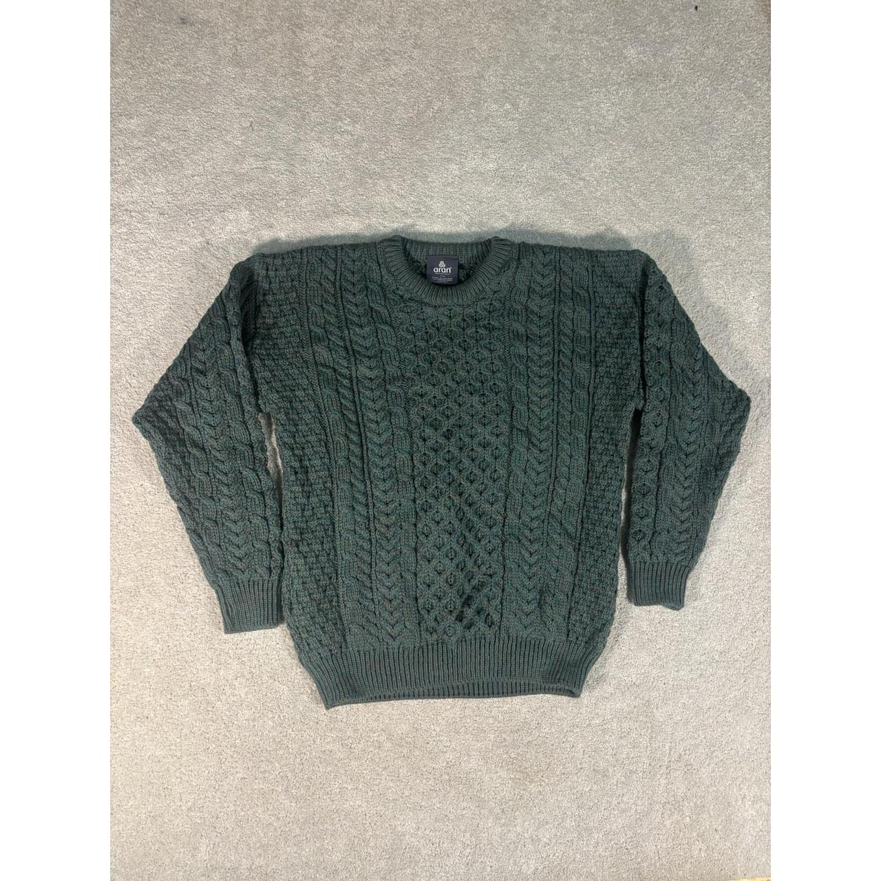 Aran Crafts Irish Sweater Unisex Small Wool Knit... | Depop
