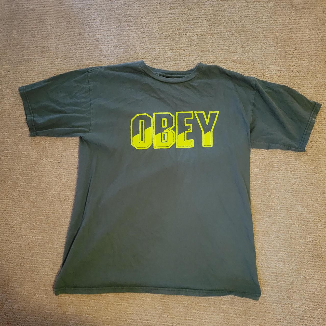 Dope luh obey shirt size L brand new condition 🔥💯‼️DM... - Depop