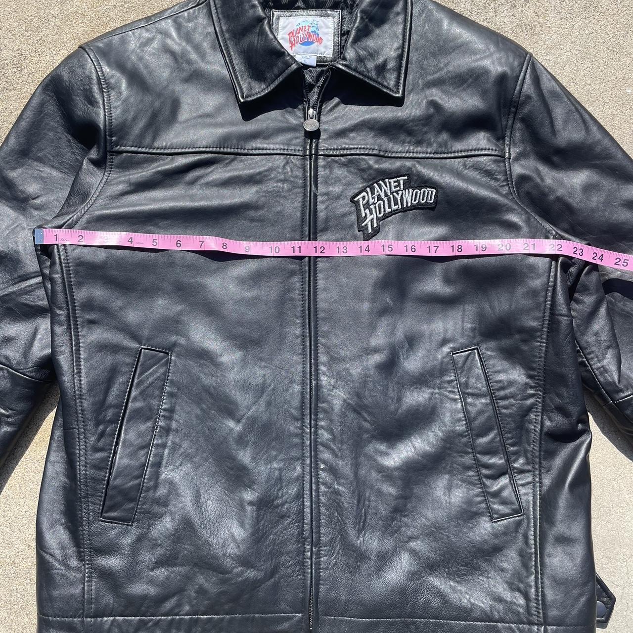 Planet Hollywood Leather Jacket Size: Men’s Large... | Depop