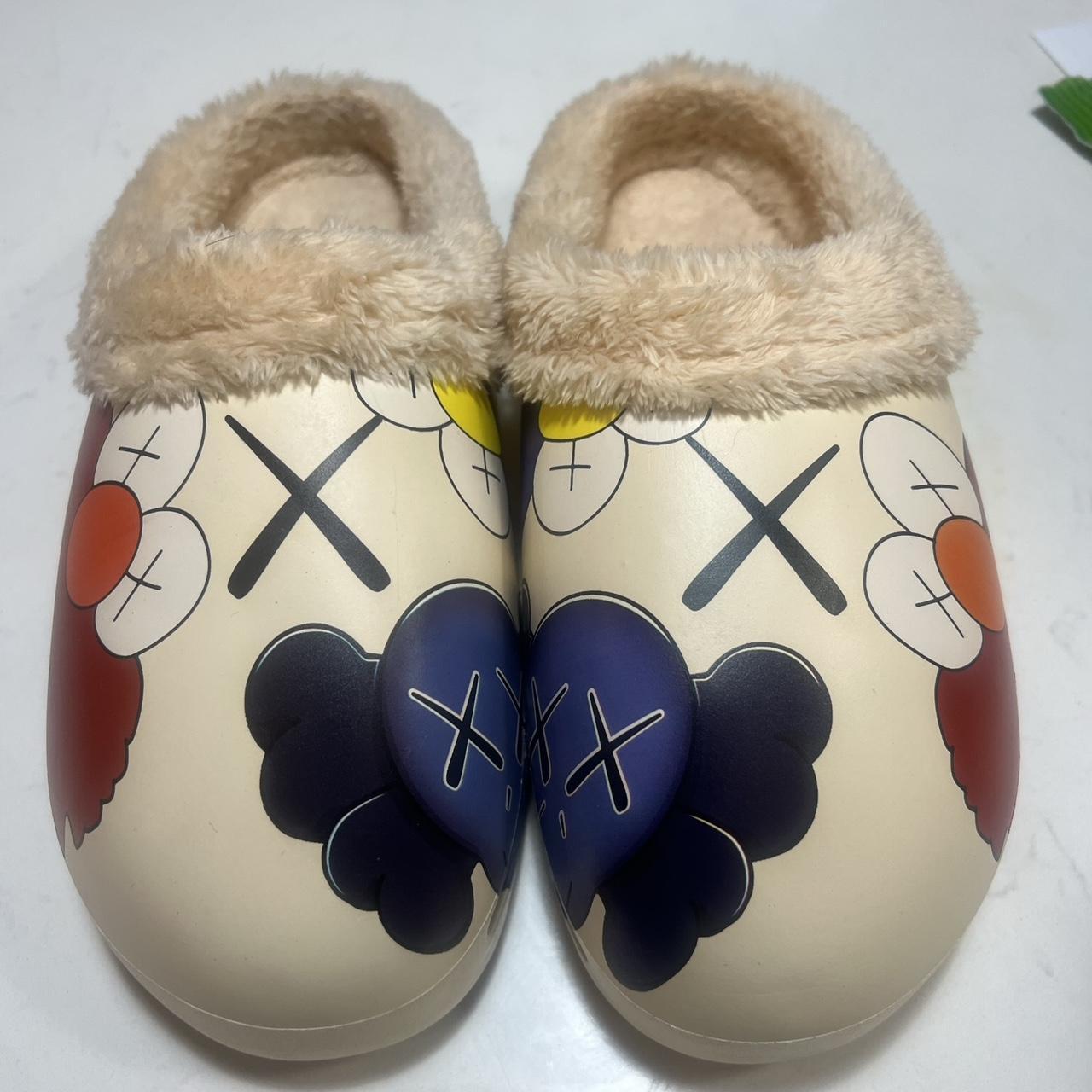 Kaws designer slides - Depop