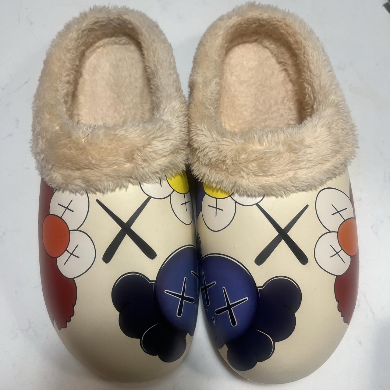 Kaws designer slides - Depop