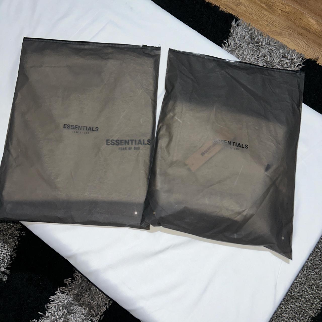 Essentials T-Shirt and Short’s Set - Light Oatmeal ... - Depop