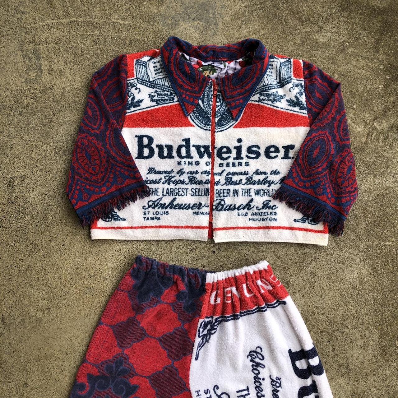 Women's Red and Blue Jacket | Depop