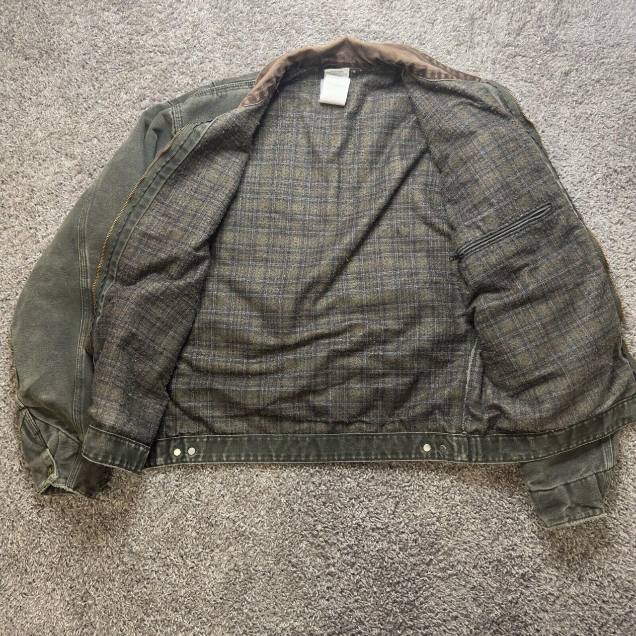 Vintage J97 MOSS Detroit Carhartt Jacket Size Large - Depop