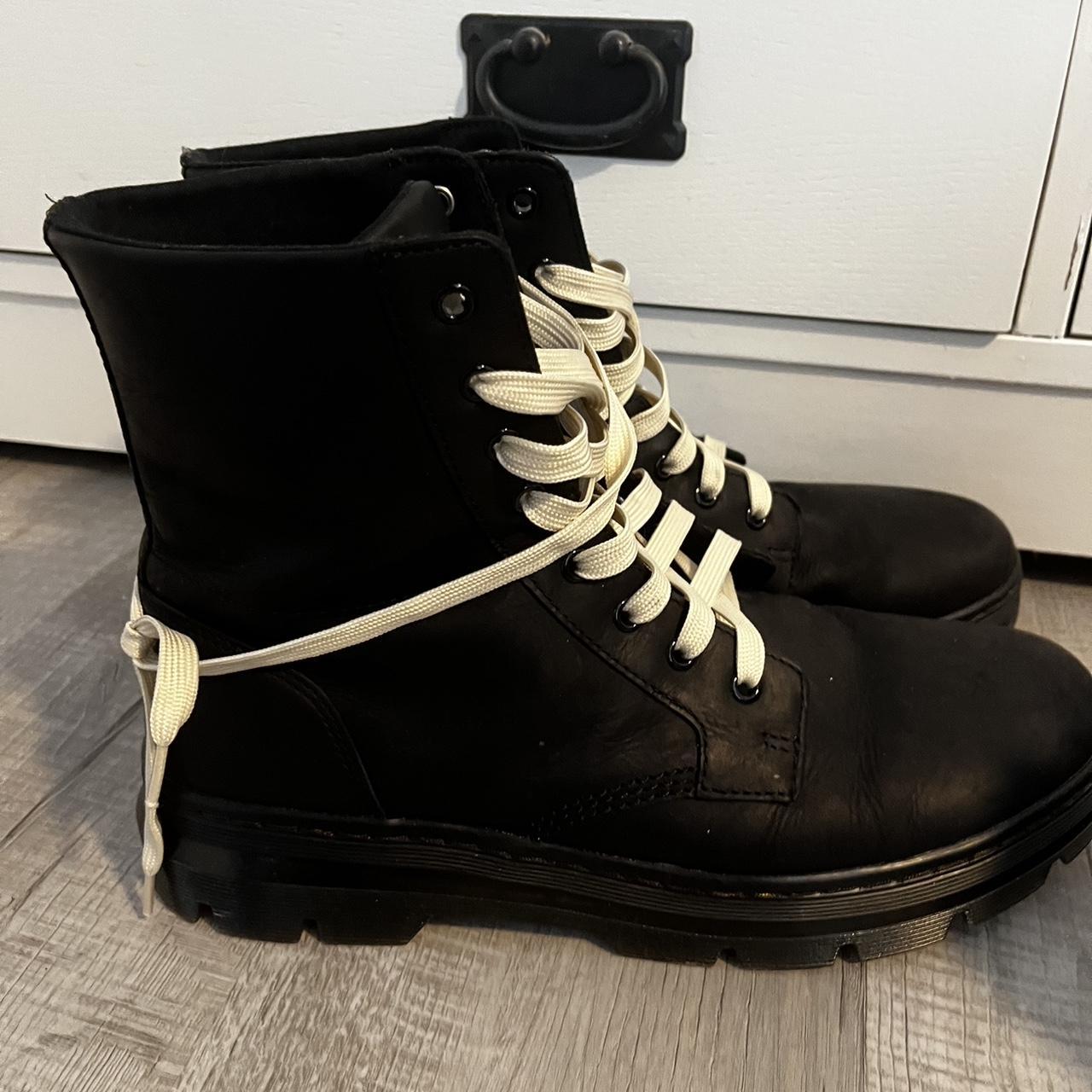 Custom docs made by me rick owens laces pretty cool... - Depop