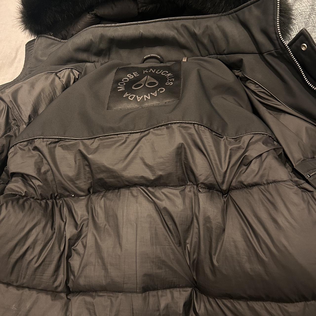 Men’s moose knuckles coat with original 3q fur All... - Depop