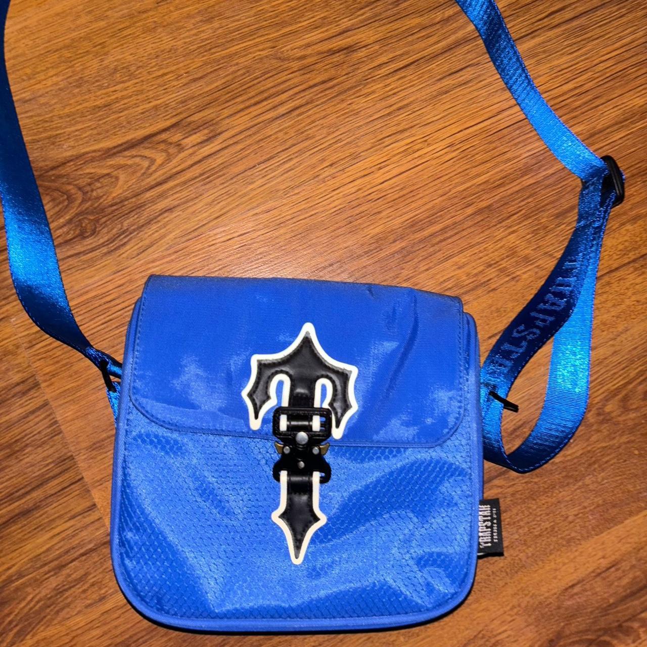 Blue Trapstar Pouch/bag 💙 Perfect condition ⚡️ Next... - Depop