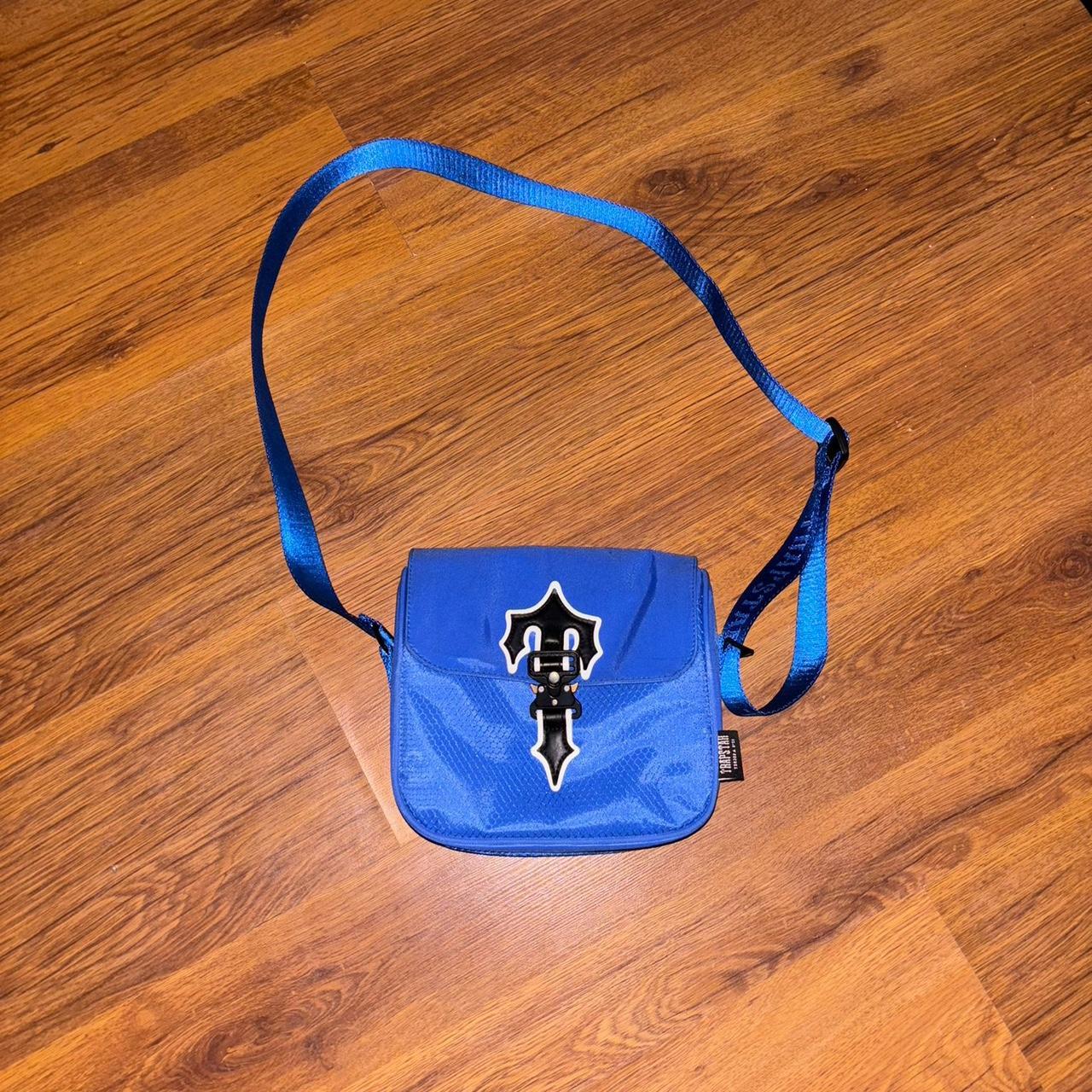 Blue Trapstar Pouch/bag 💙 Perfect condition ⚡️ Next... - Depop