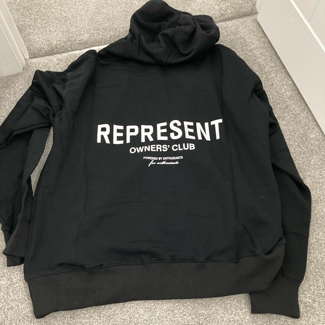Represent style hoodie. Black. Size L brand new with... - Depop