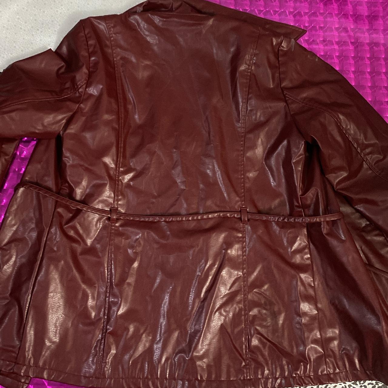 Gorgeous burgundy y2k coat Xhilaration Size M - Depop