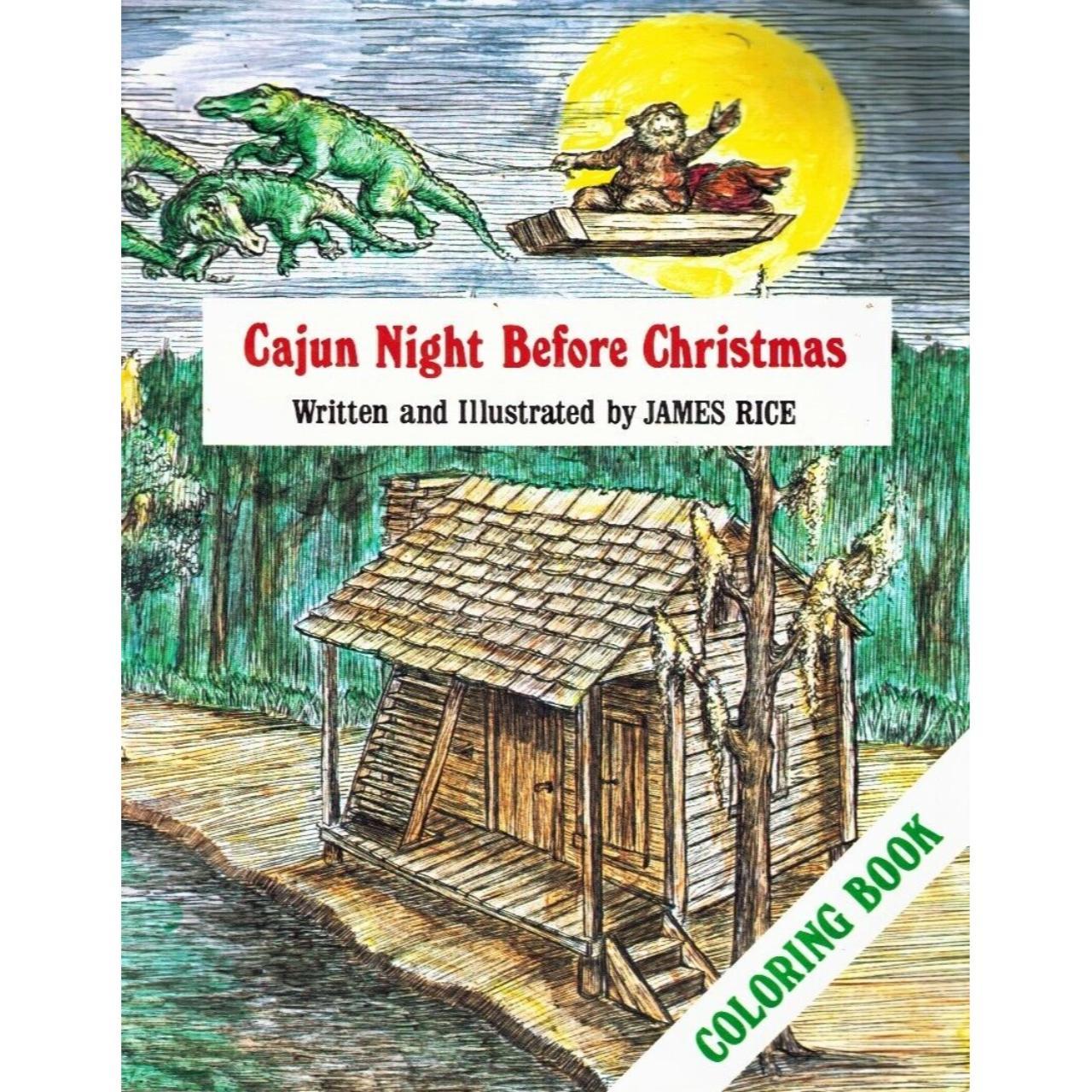 Title: CAJUN NIGHT BEFORE CHRISTMAS Coloring Book... - Depop