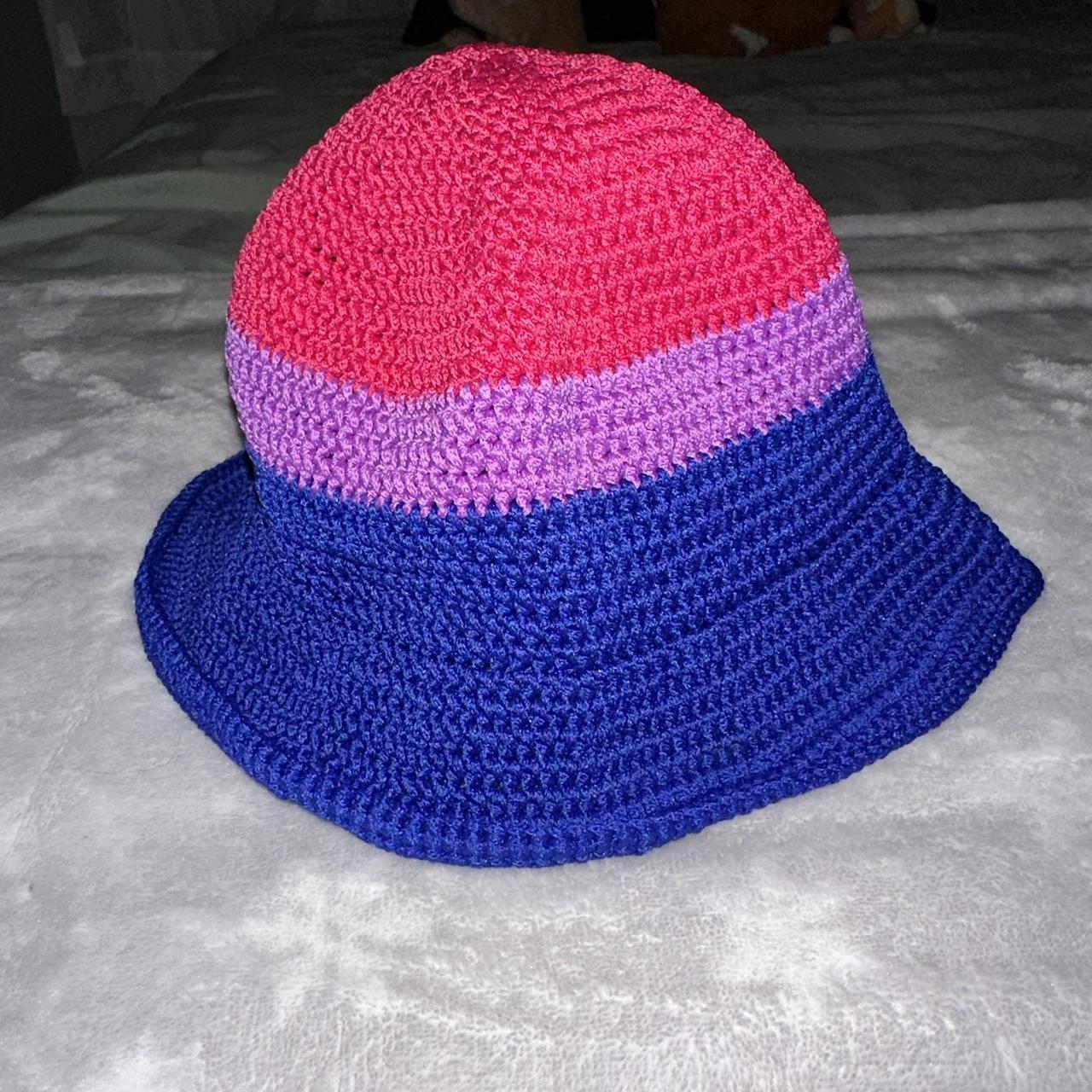 Handmade bisexual bucket hat, worn once. Perfect... - Depop
