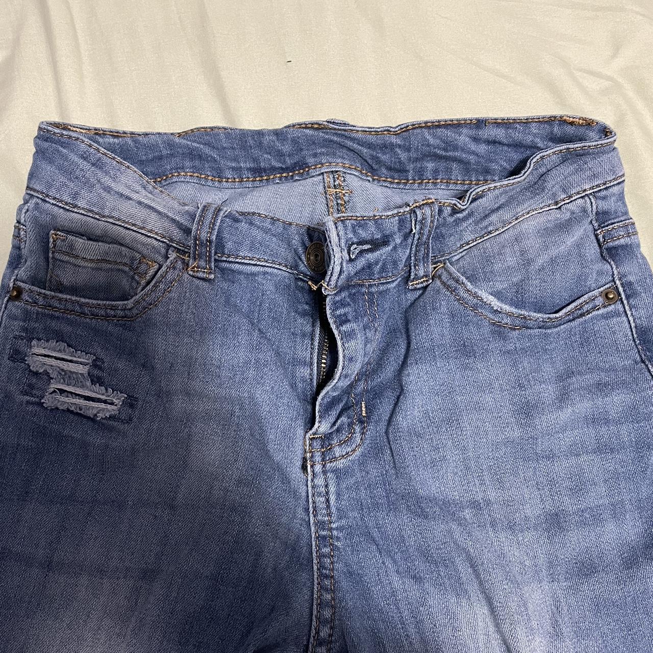 Vanilla Star Women’s Skinny Ripped Jeans Size:... - Depop