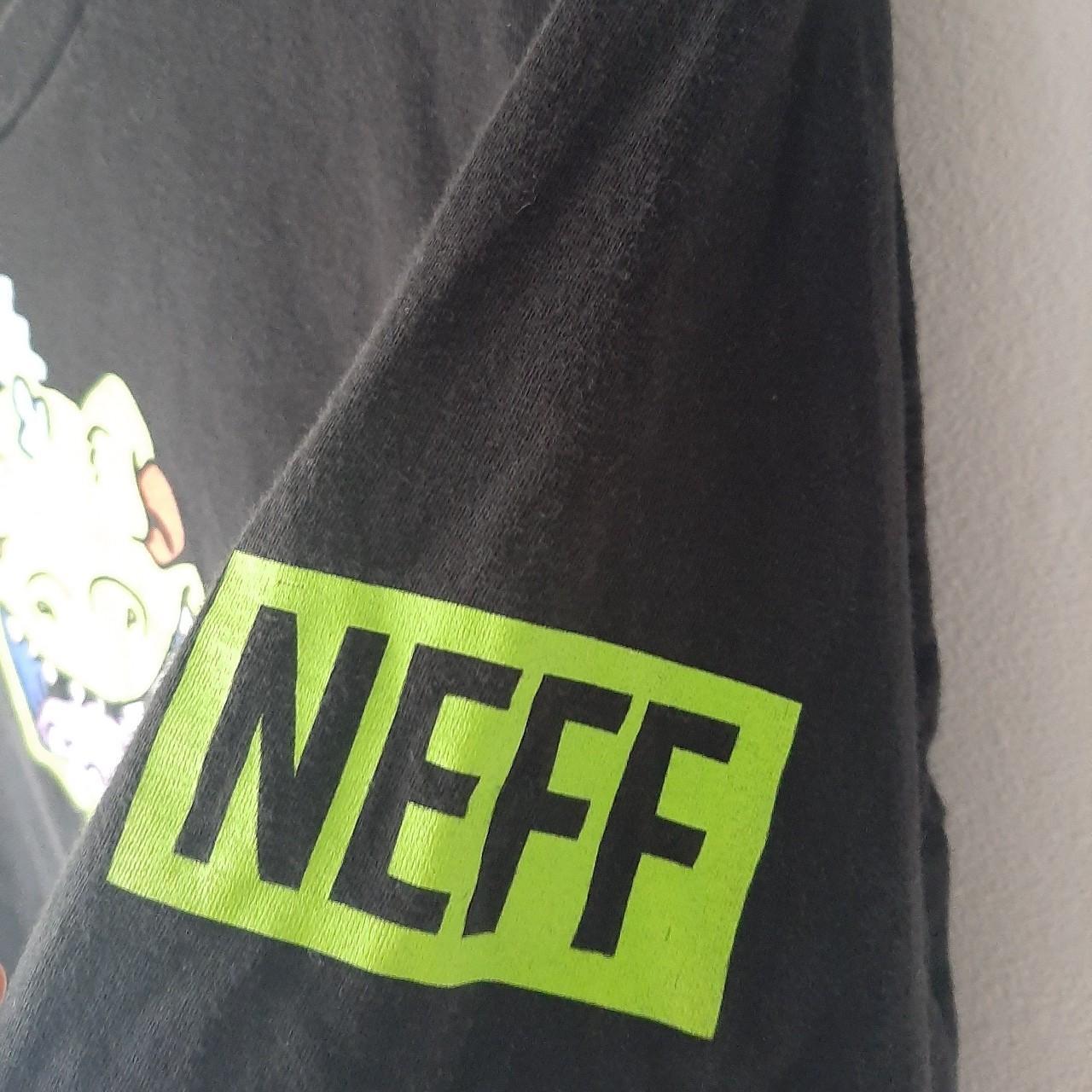 Reptar black Neff graphic t-shirt. size Large but... - Depop