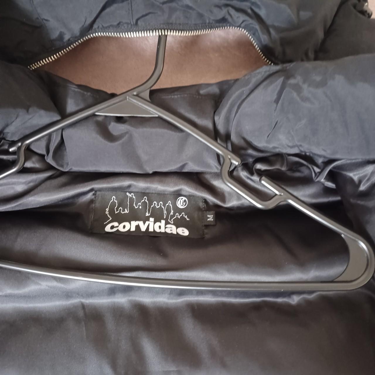 Corvidae black puffer Removable hoode, sleeves, and... - Depop