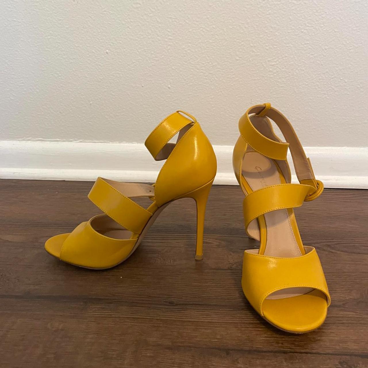 Beautiful mustard yellow sandals in pristine... - Depop