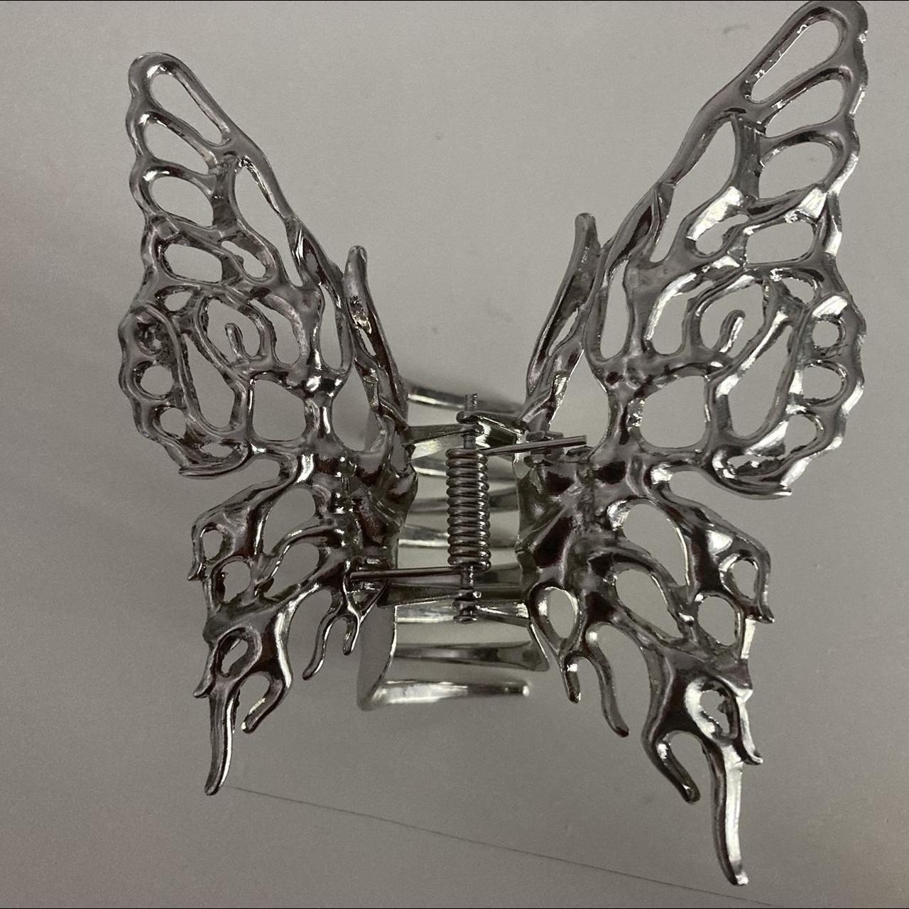 🦋 Futuristic Butterfly Claw Clip #butterfly... - Depop
