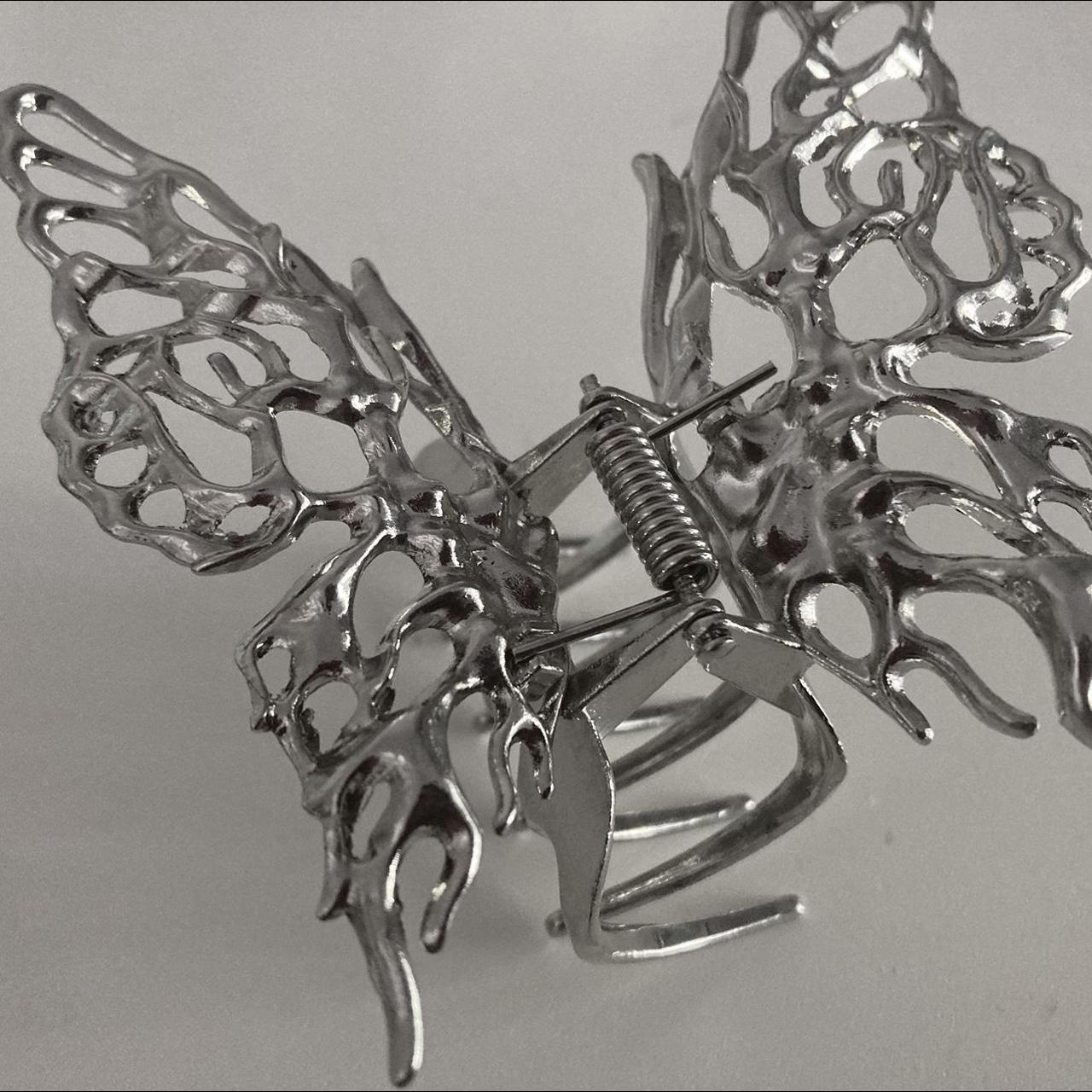 🦋 Futuristic Butterfly Claw Clip #butterfly... - Depop