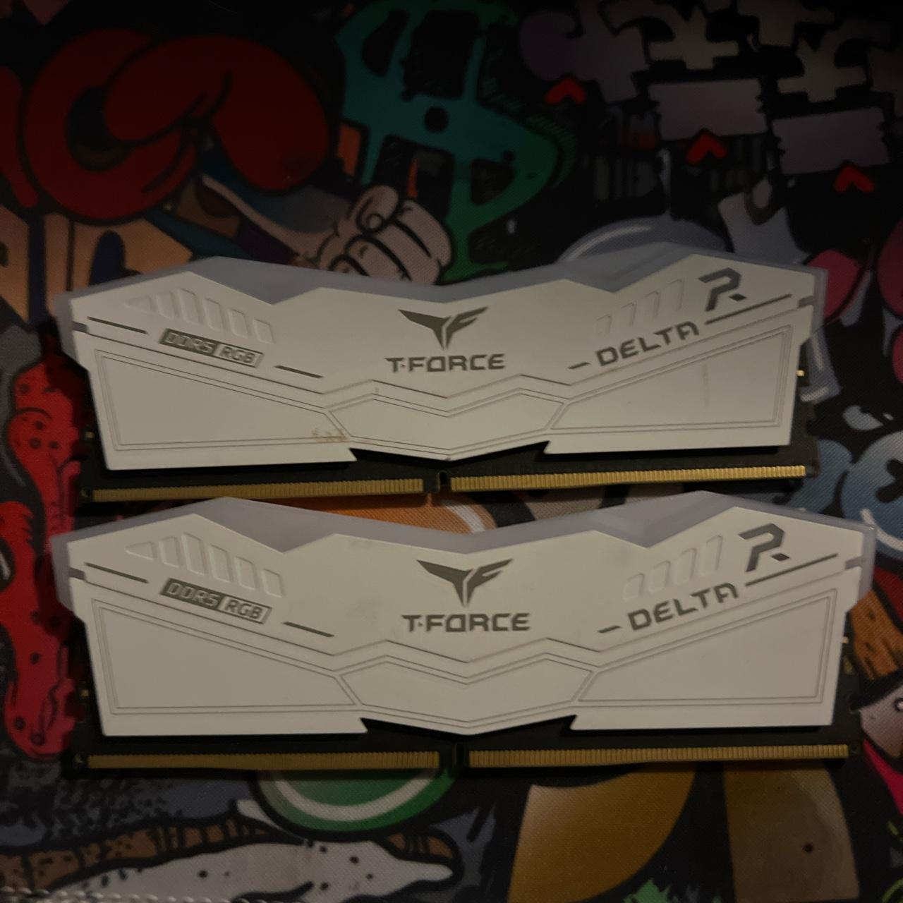 DDR5 RGB T-FORCE DELTA R RAM 16GB Sticks 32... | Depop