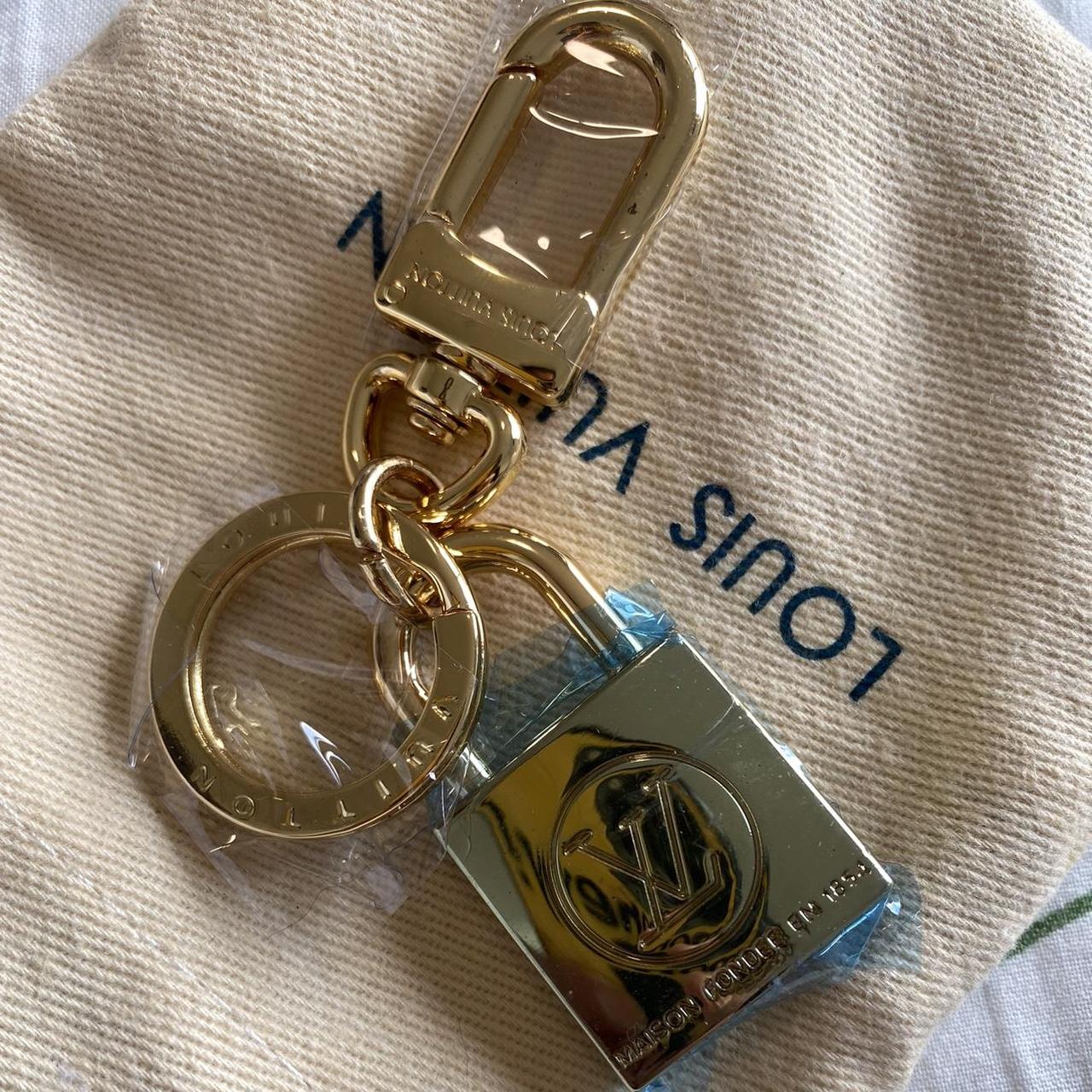 Bag or key accessories Padlock accessories Gold... - Depop