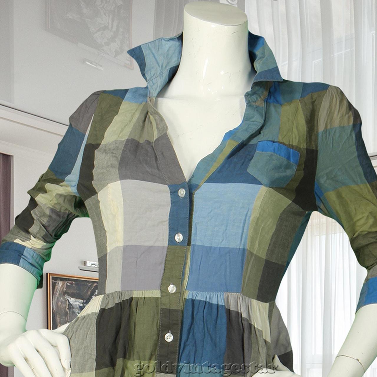 Anthropologie Moulinette Soeurs Reed Gingham... - Depop