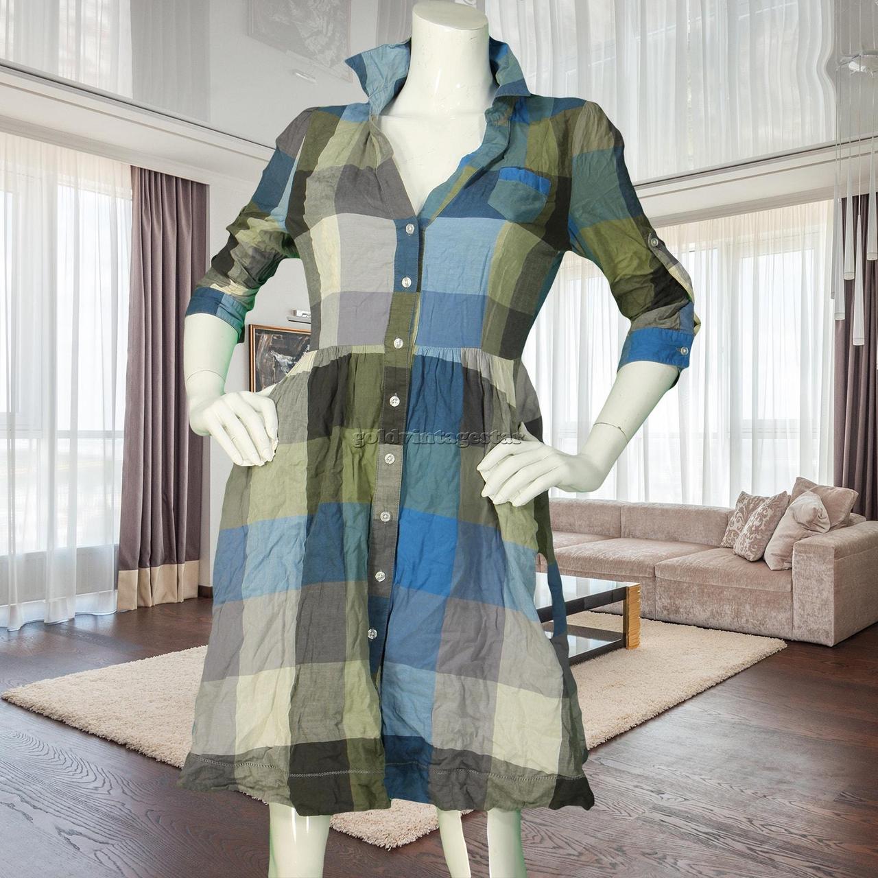 Anthropologie Moulinette Soeurs Reed Gingham... - Depop