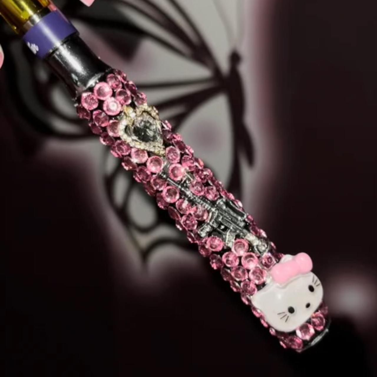 Custum Hello Kitty Dap Pen batteries *completely... - Depop