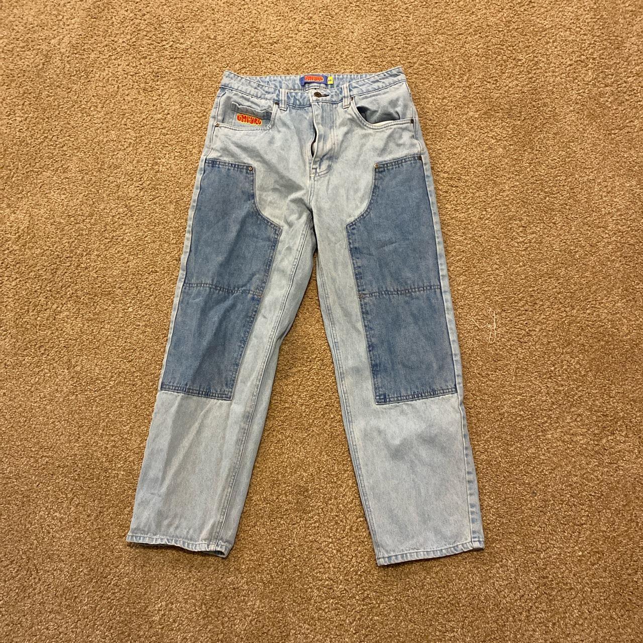 Men’s Empyre 30x30 double knee jeans - Depop